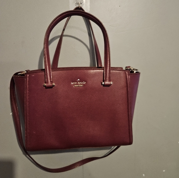 kate spade | Bags | Authentic Kate Spade Purse Maroon | Poshmark